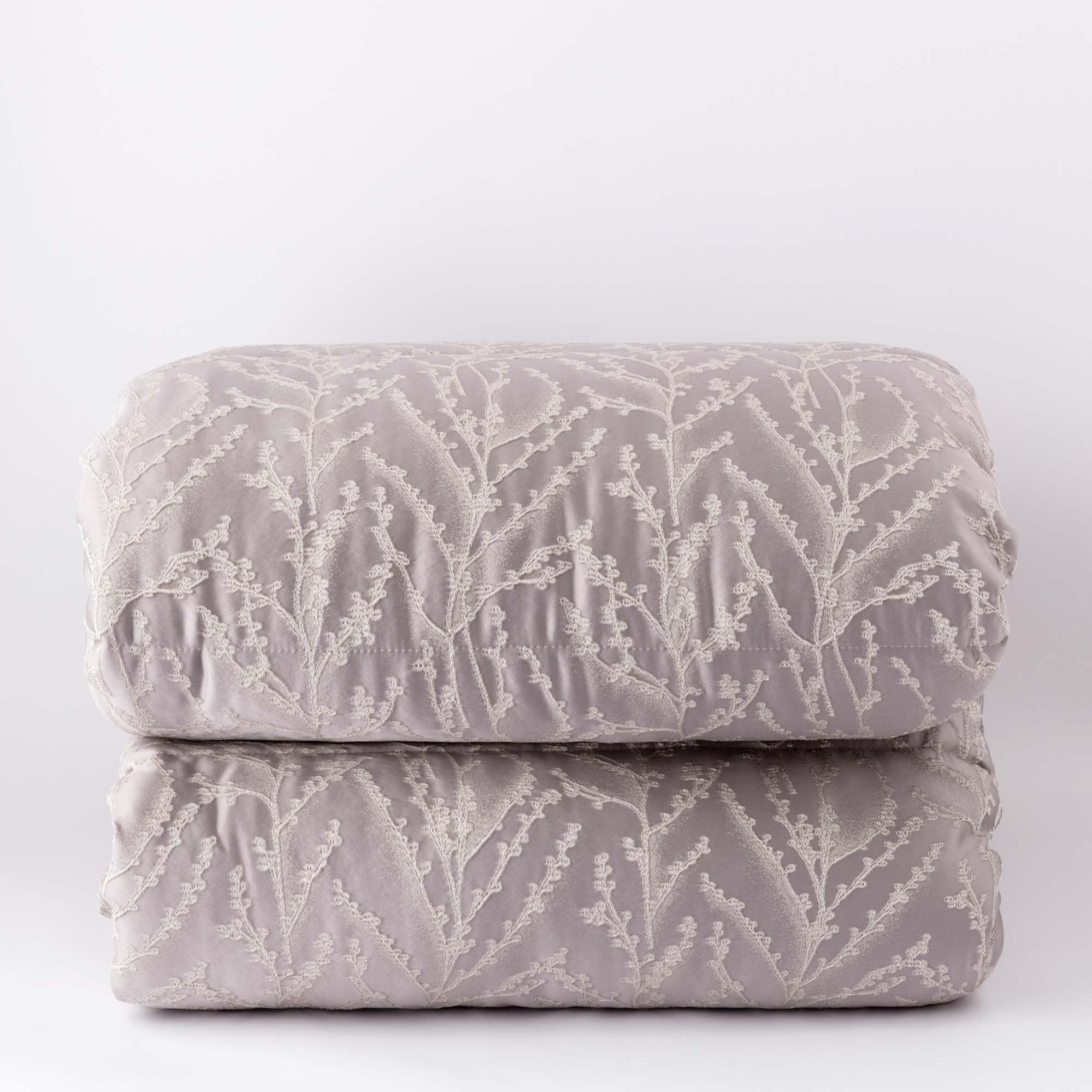 Trapunta Jacquard Betulla Grigio Matrimoniale | Leroy Merlin