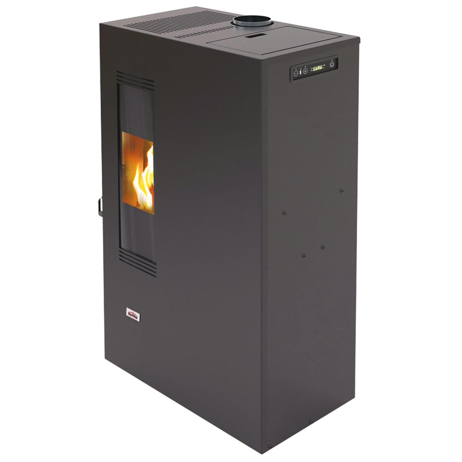 Stufa A Pellet Queen Mini Nera 4,5Kw | Leroy Merlin