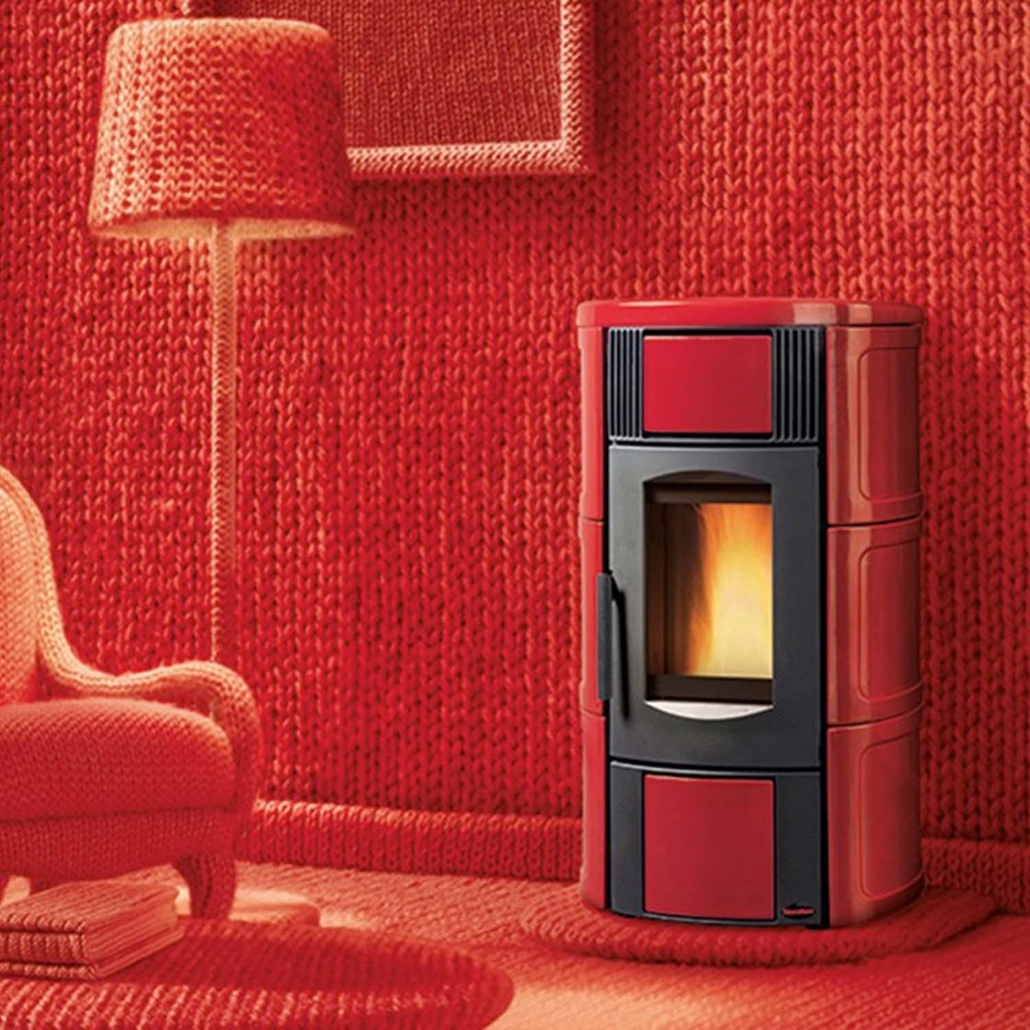 Extraflame Nordica Iside Idro 2.0- Termostufa A Pellet Ventilata 19Kw ...