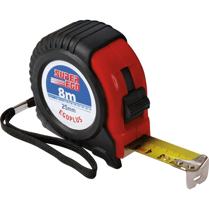 Mètre ruban bi-matière - 8 m | Leroy Merlin