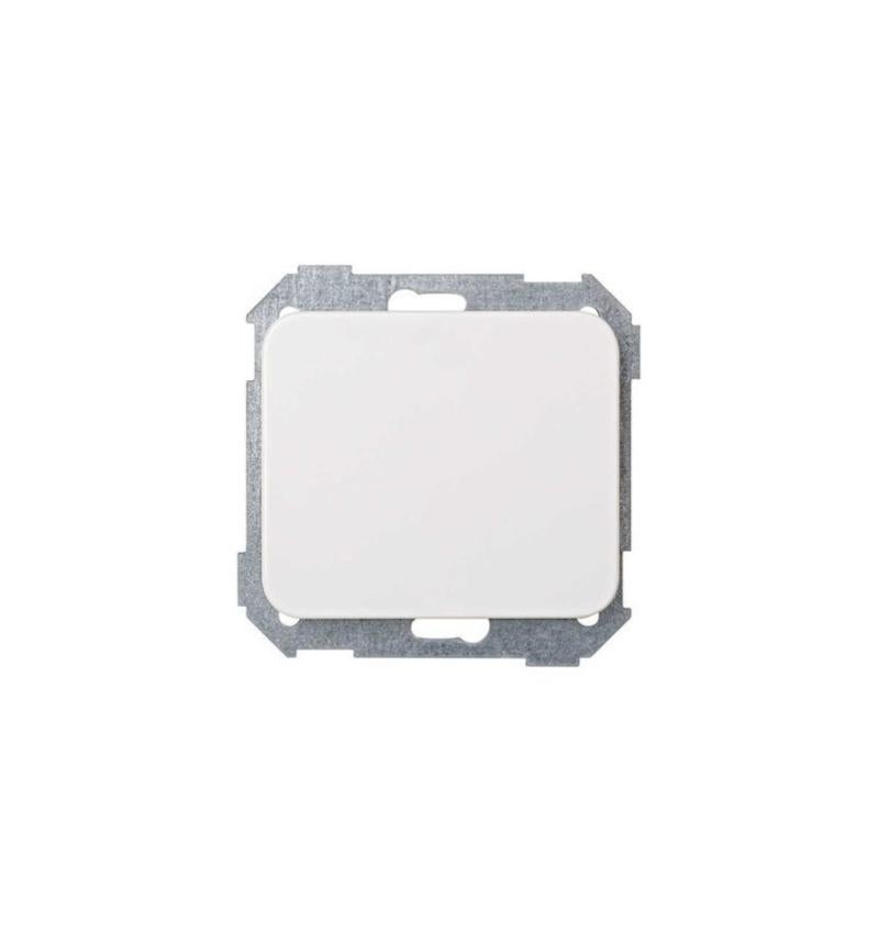 Piastra cieca Simon 75 bianco neve - SIMON | Leroy Merlin