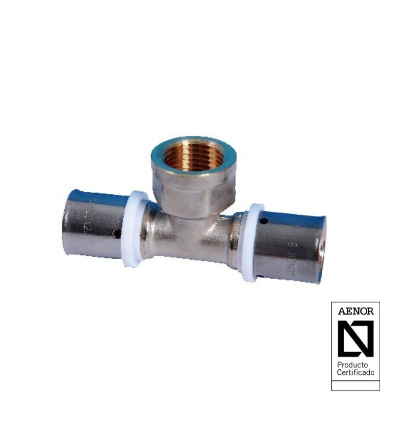 TEE FEMMINA 16x1/2''x16 - BARA | Leroy Merlin