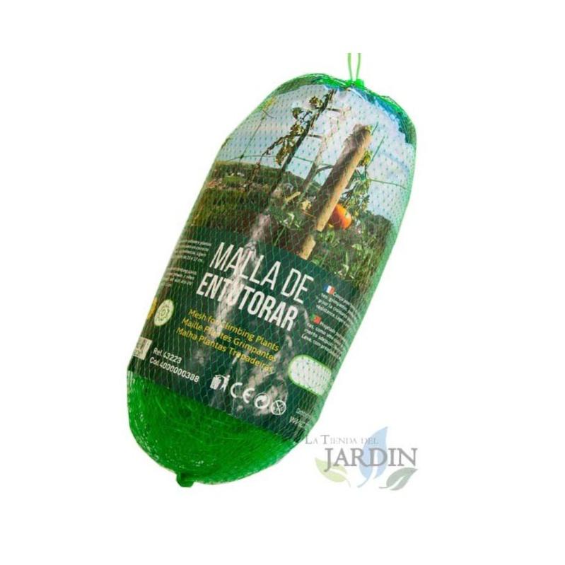 Rete da picchettamento verde 2 x 10 metri. Piante rampicanti a maglia ...