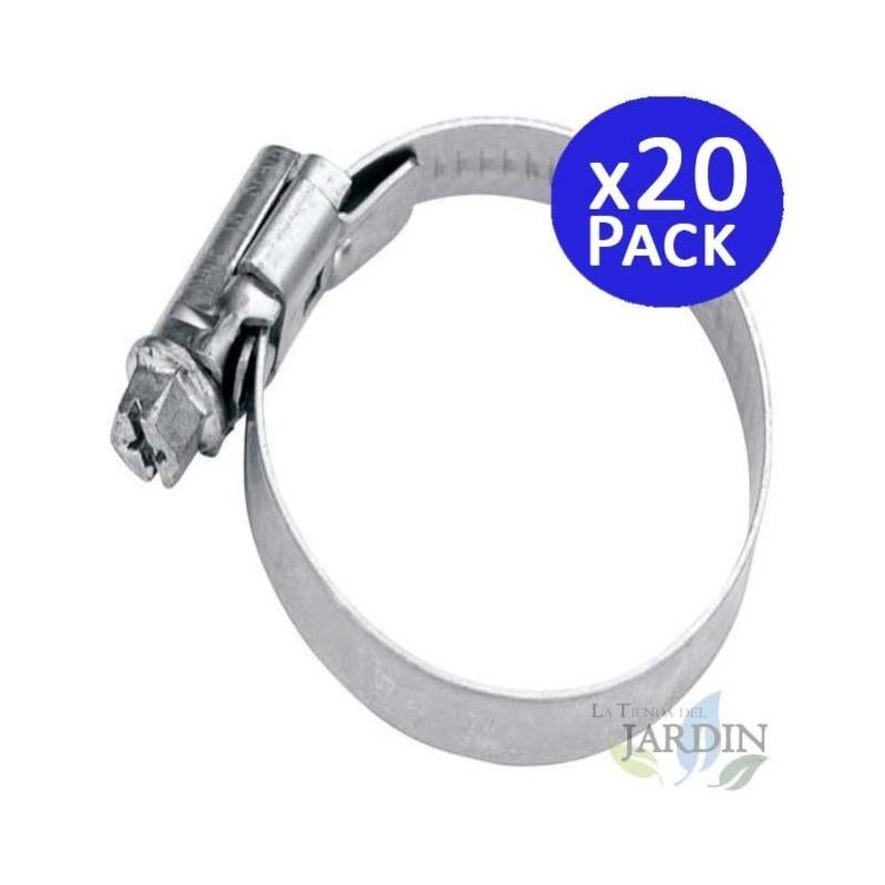 Fascetta in metallo per tubi da 25 a 40 mm (20 unità) | Leroy Merlin