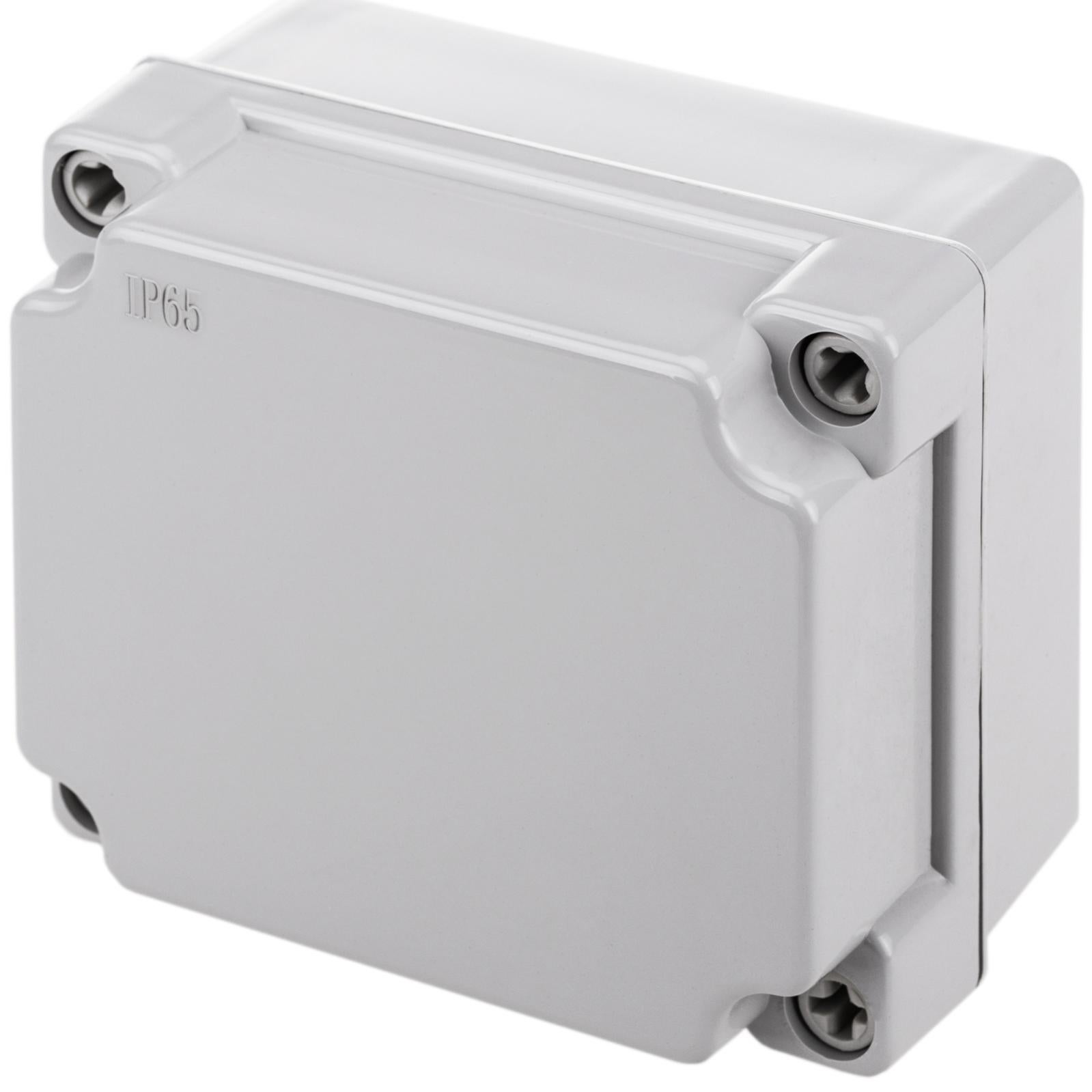 Boîtier étanche rectangulaire avec protection IP65 120x100x70mm | Leroy ...