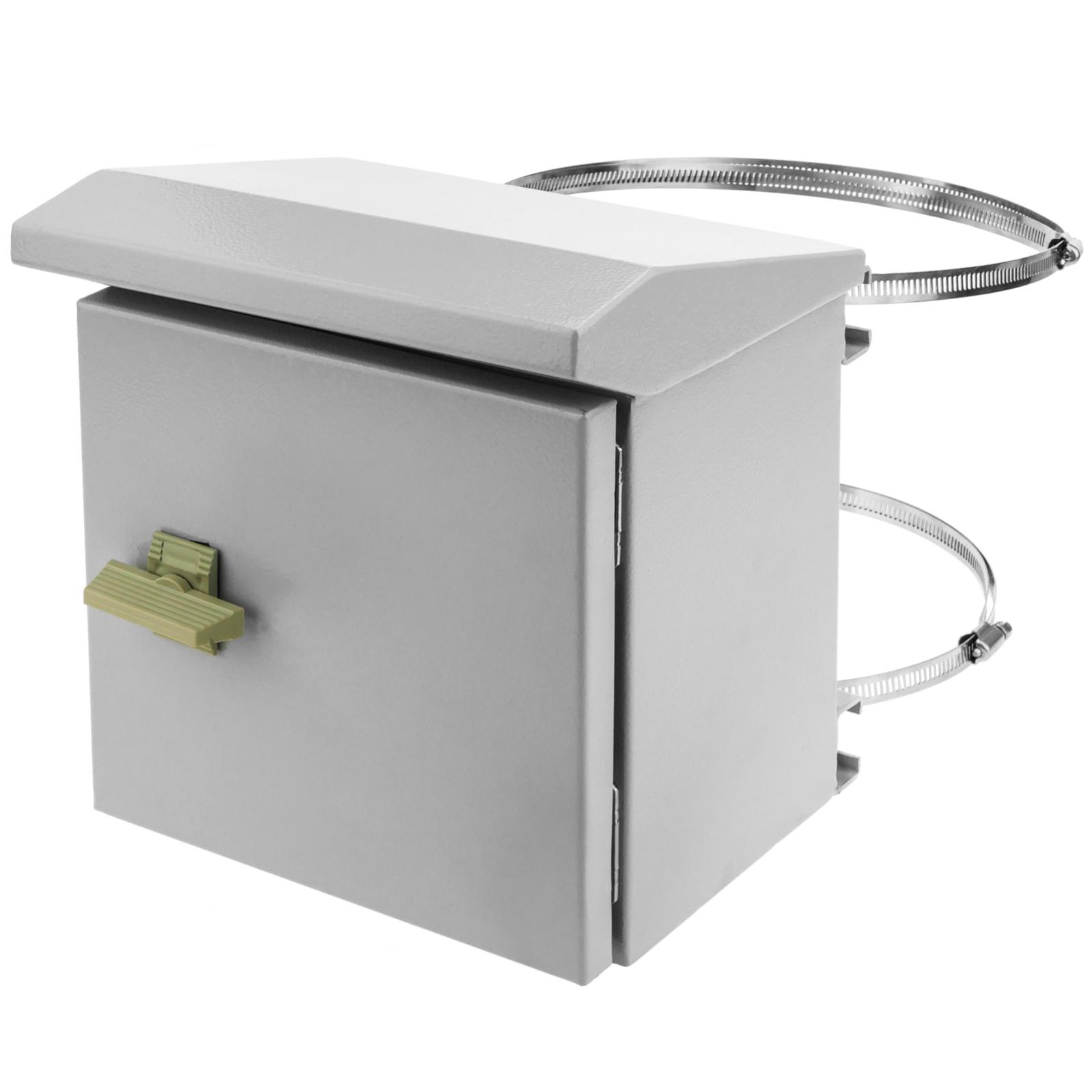 Coffret de distribution électrique en métal IP65 sur poteau ...