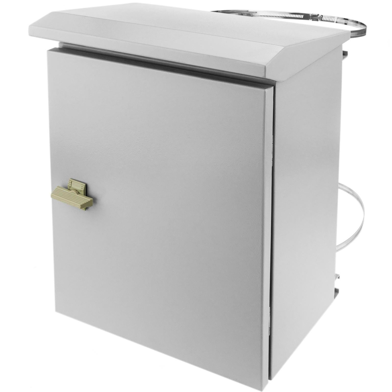 Coffret de distribution électrique en métal IP65 sur poteau ...