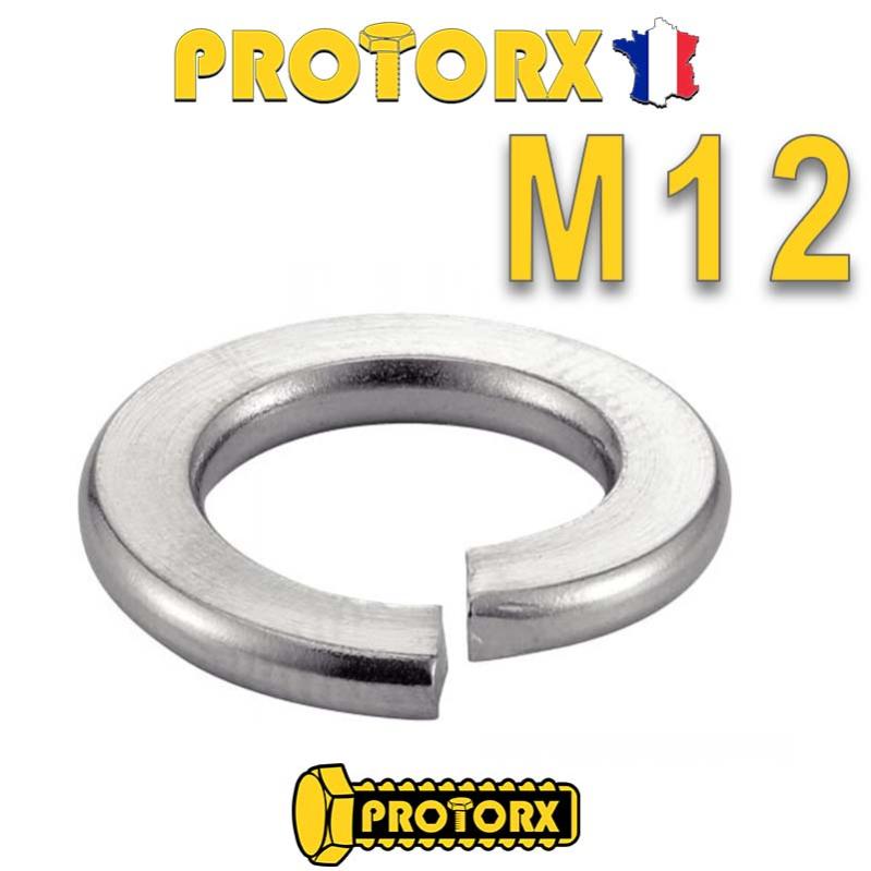RONDELLE GROWER M12 x 5pcs | Diam. int = 12,2mm x Diam. ext = 21,1mm ...