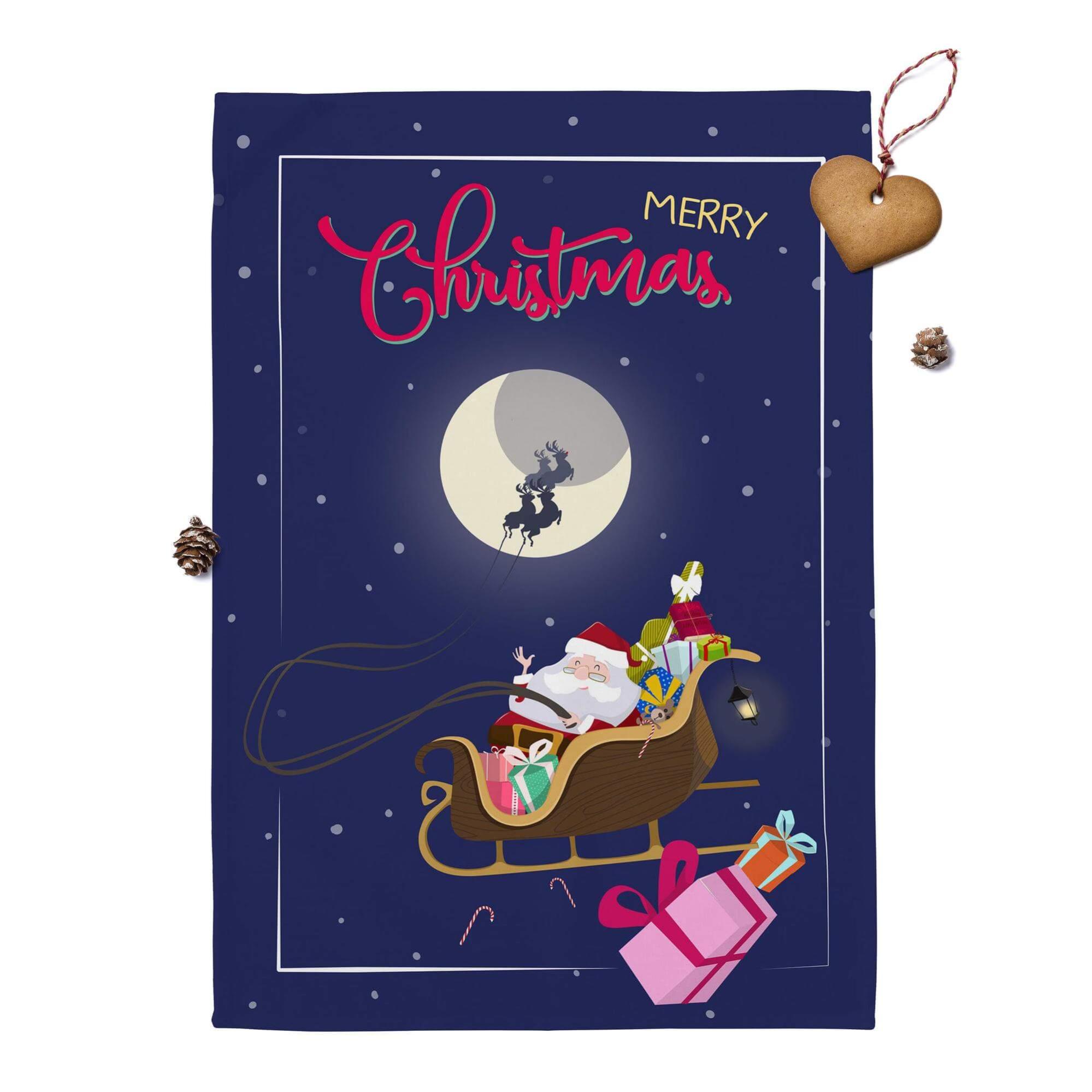 Merry christmas Paño de cocina 2 ud 70x50 cm | Leroy Merlin