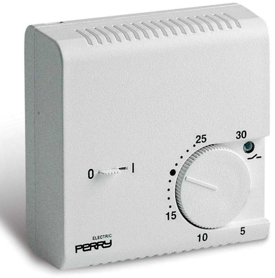 Perry 1TPTE046 Termostato per parete con funzionamento on off, Bianco | Leroy Merlin