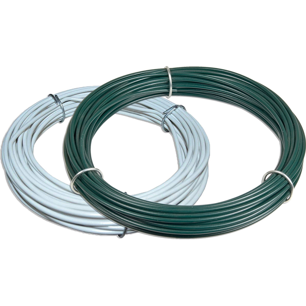 Alambre forrado blanco rollo 10m | Leroy Merlin