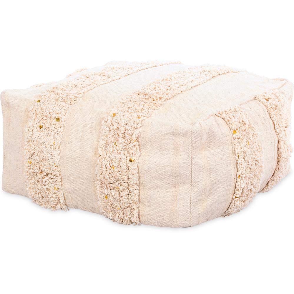 Puff Cuadrado Estilo Boho Bali en Algodón - Barbara Bali | Leroy Merlin