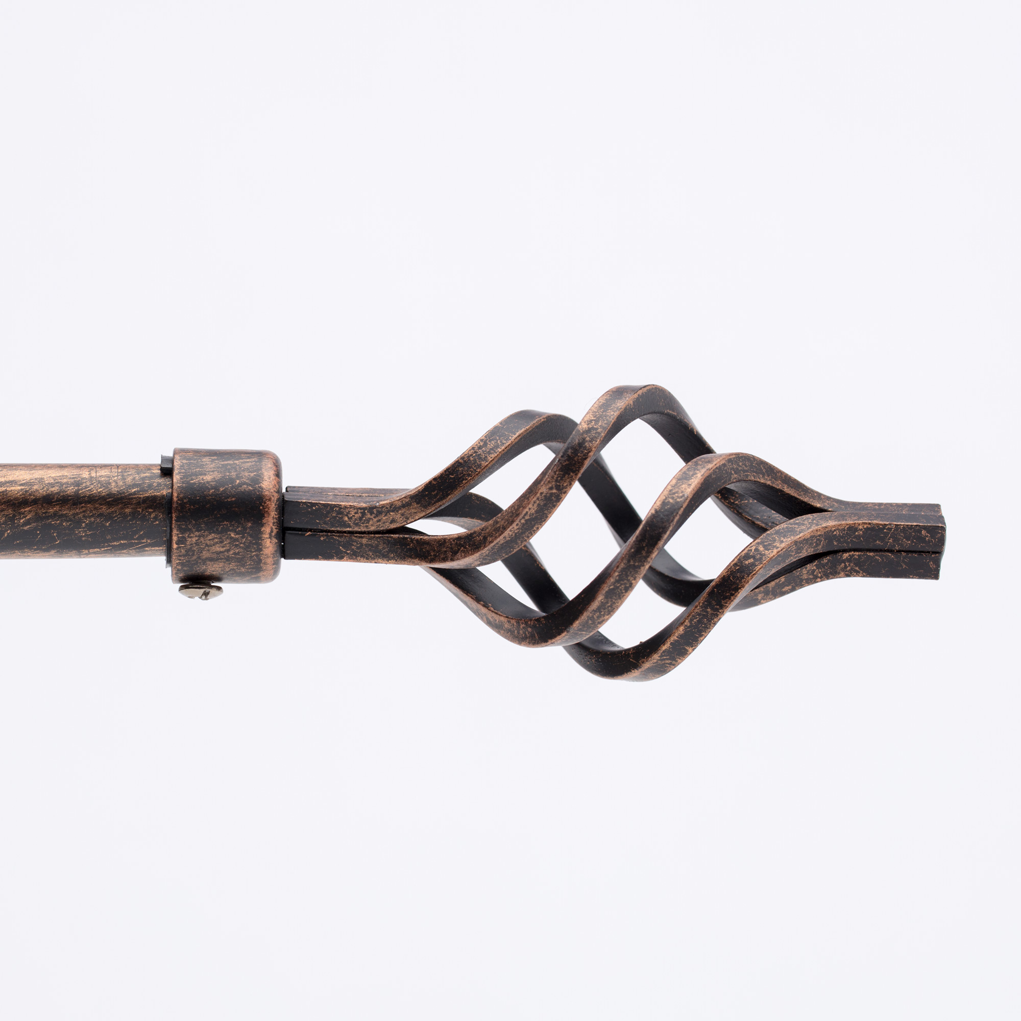 Bastone per tende in ferro Modello Spirale Rame cm 110-200 | Leroy Merlin