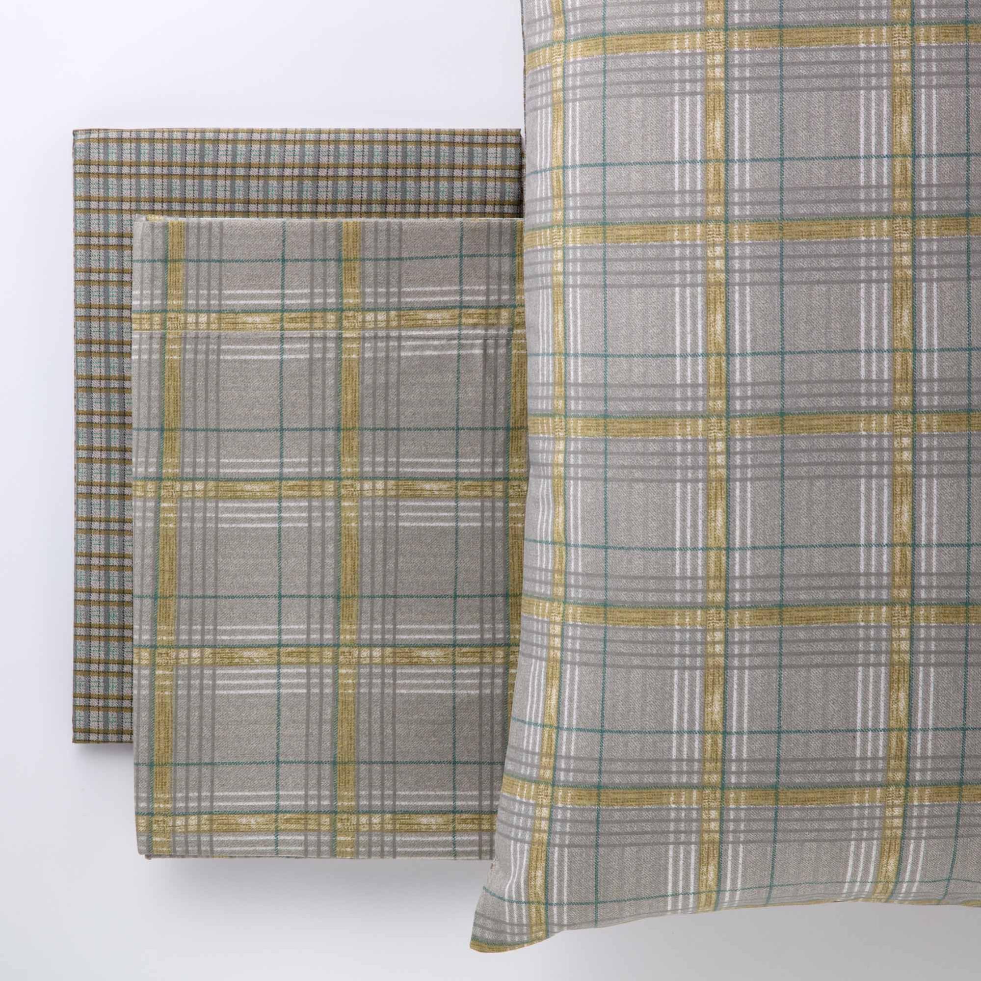 Completo Letto in cotone Ivo Grigio 1 Piazza e Mezza | Leroy Merlin