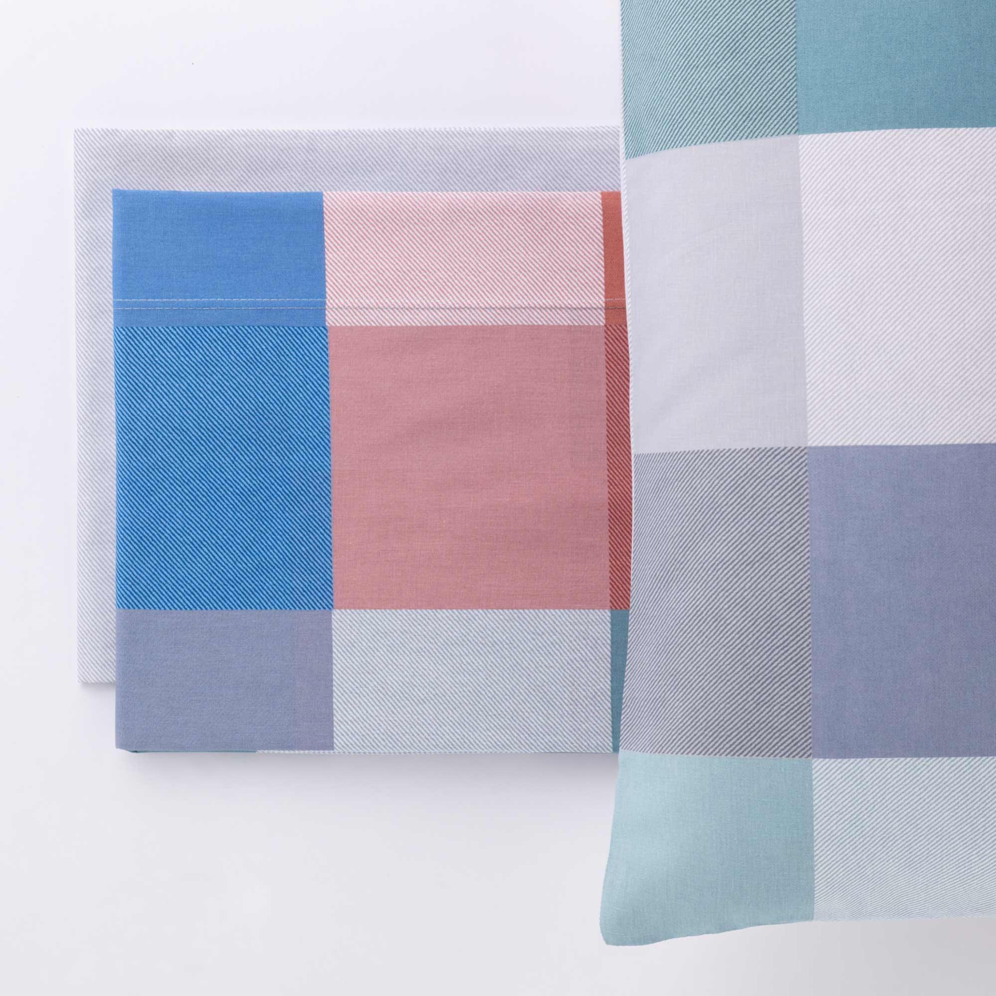 Completo letto in cotone Doren Multicolore 1 Piazza e Mezza | Leroy Merlin