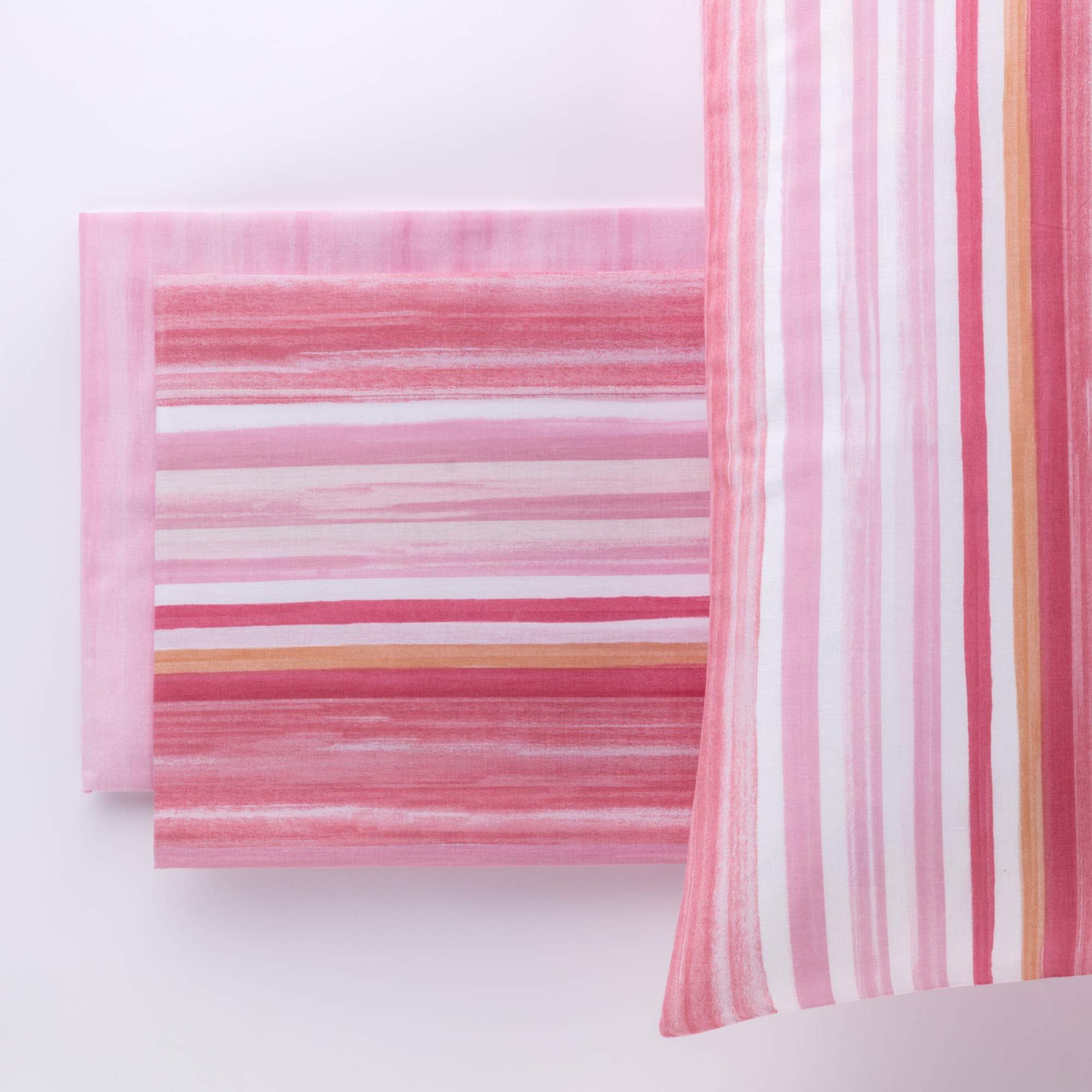 Completo letto in cotone Simba Rosa Singolo | Leroy Merlin