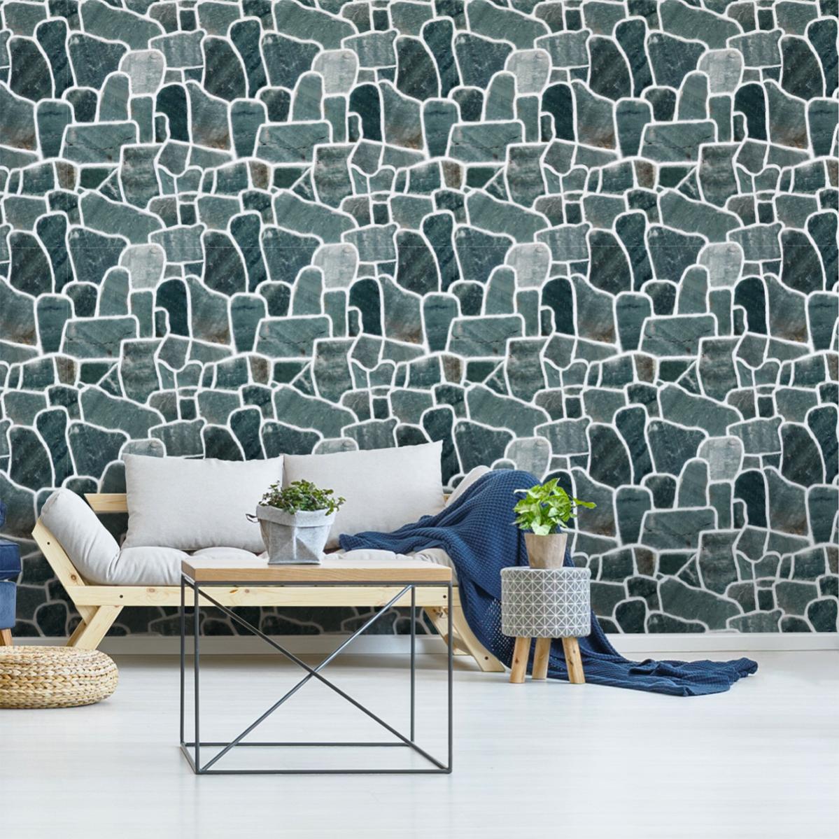 Vinilos material piedras de Oslo - adhesivo de pared - revestimiento ...