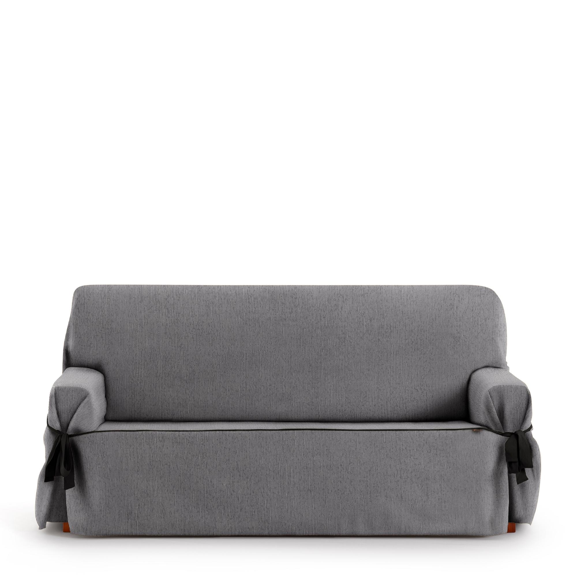 Copridivano tre posti con lacci grigio scuro 180 - 230 cm | Leroy Merlin