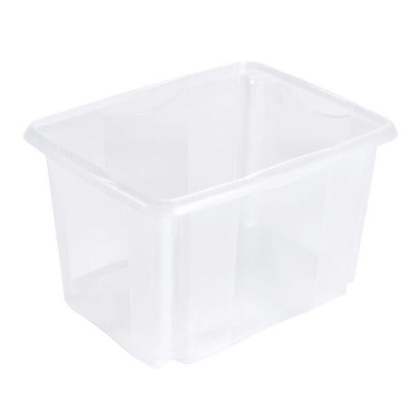 Bac de rangement transparent 30 litres emil Keeeper | Leroy Merlin