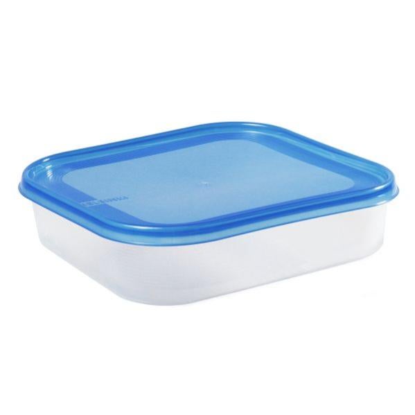 Boîte alimentaire congélation carrée 900 ml - Bleu | Leroy Merlin