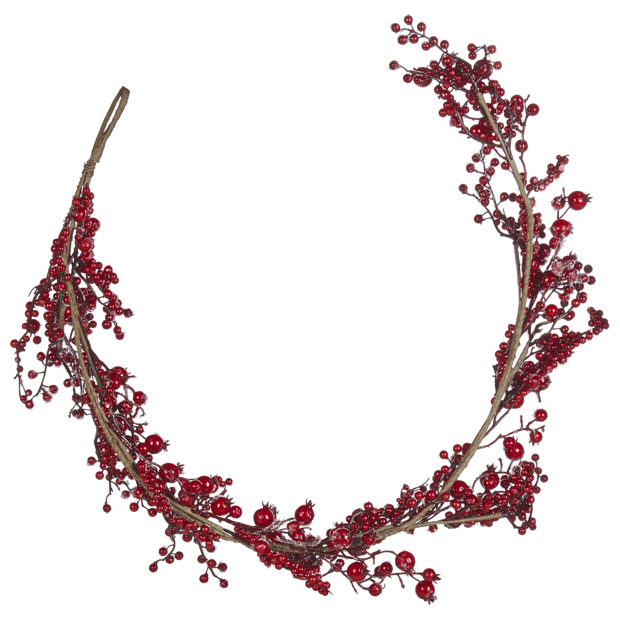 Festone natalizio rosso 150 cm TARIFA | Leroy Merlin