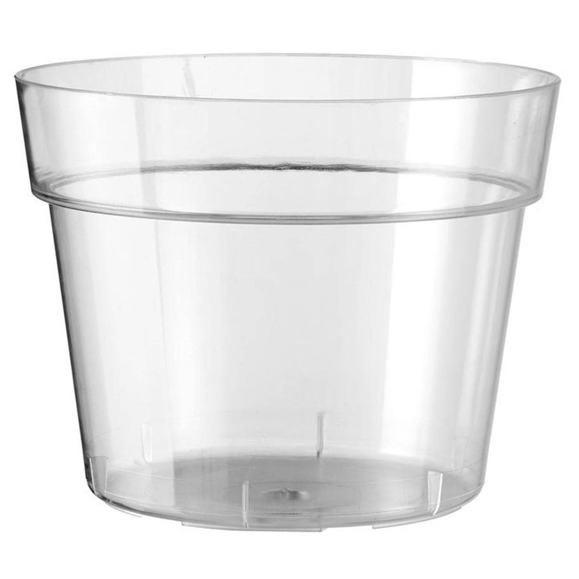 Pot transparent en polypropylène Ø180mm | Leroy Merlin