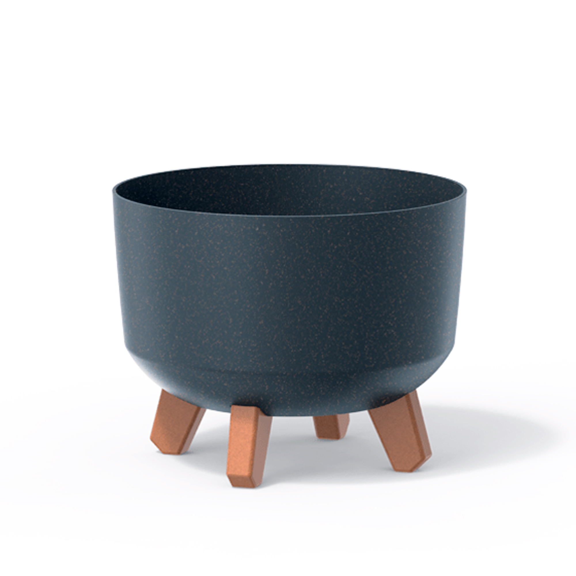 Pot de fleurs bas 5,1L avec pieds amovibles et insert 235 mm, Eco ...