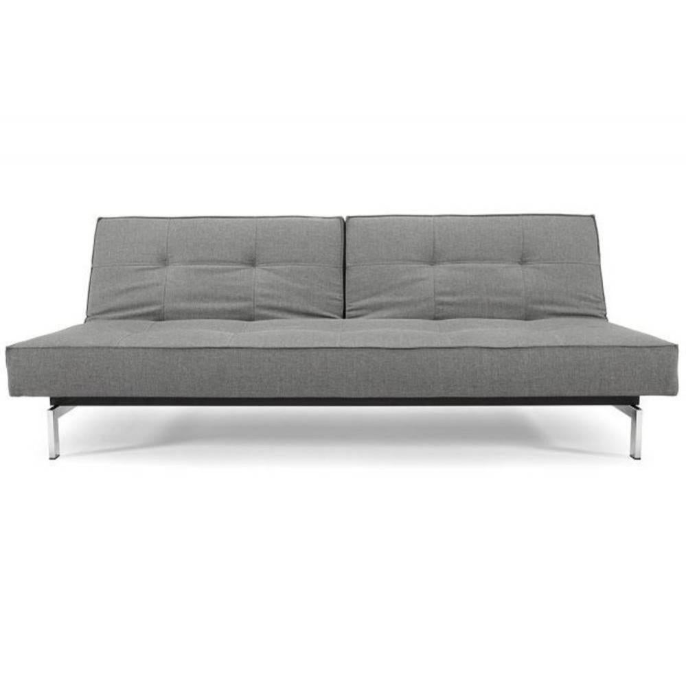 INNOVATION LIVING Canapé SPLITBACK CHROME convertible lit 115*210 cm ...