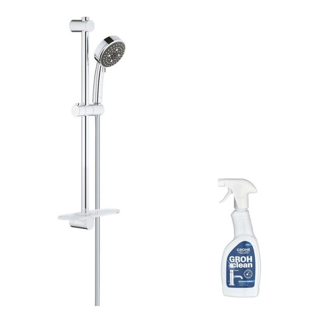 Pommeau De Douche Grohe Quickfix Vitalio Comfort 100 4 Jets Avec Barre