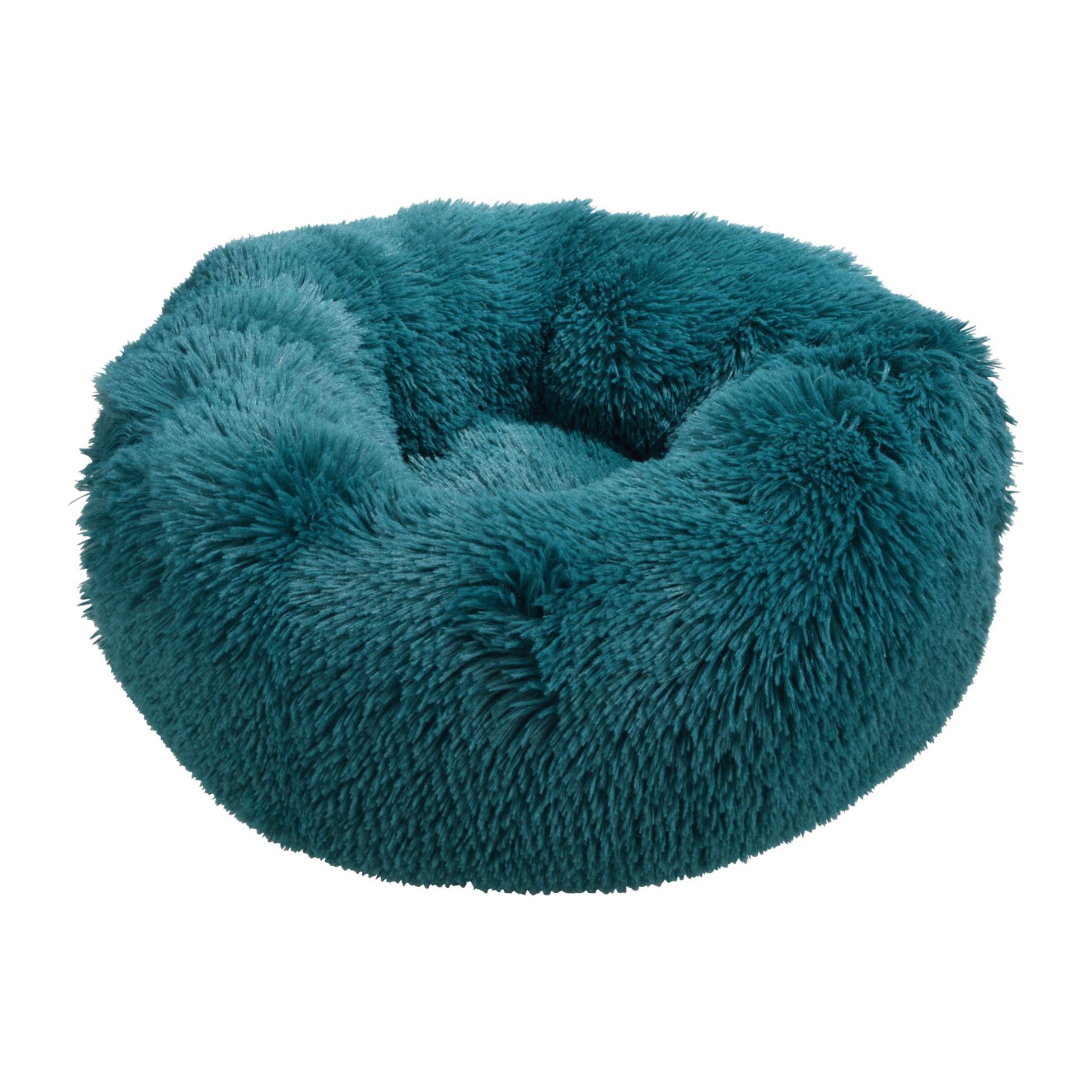 Coussin rond Chat ou Chien Fluffy Emeraude | Leroy Merlin