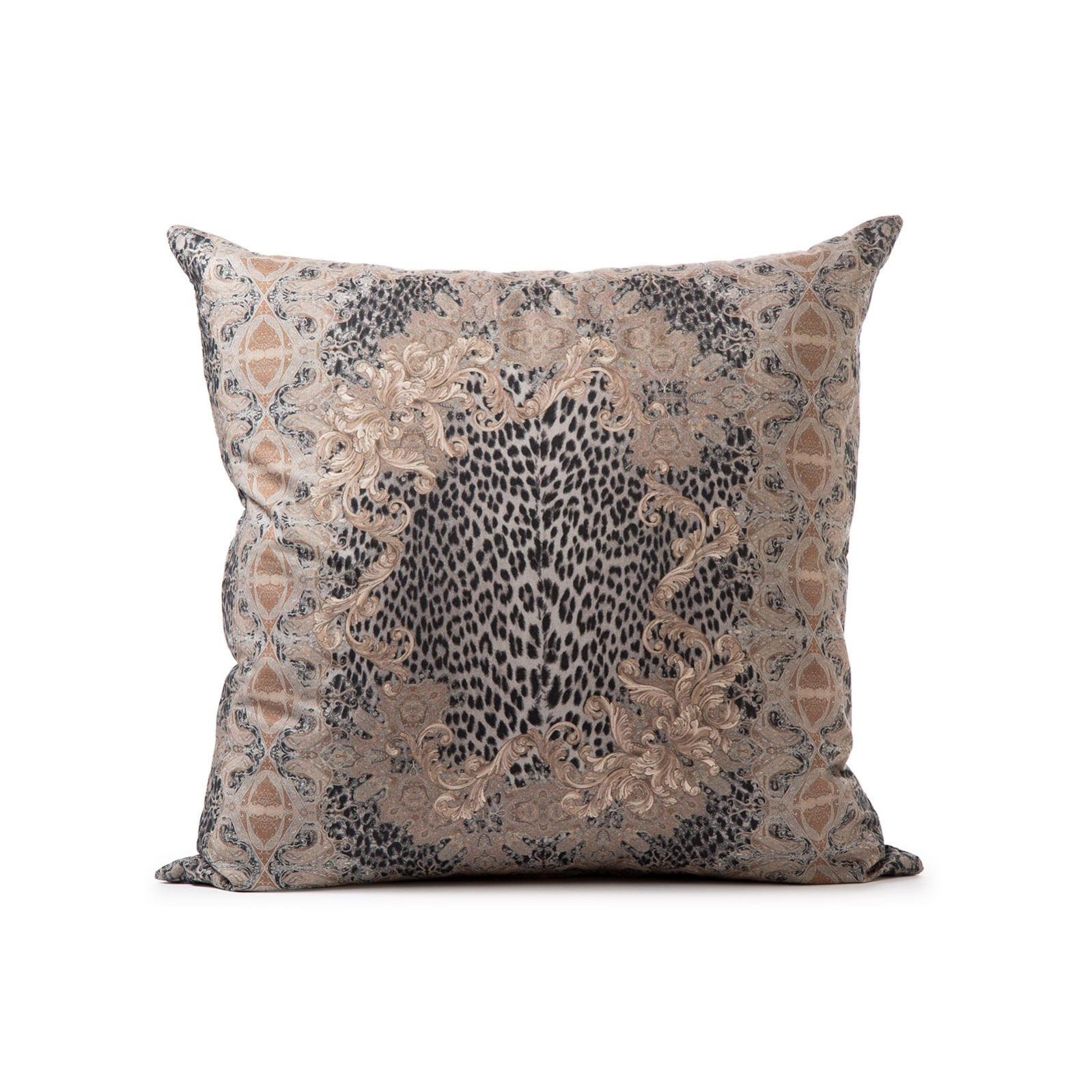 Caleffi - Cuscino Panthere Precious CM. 50X50 Grigio | Leroy Merlin