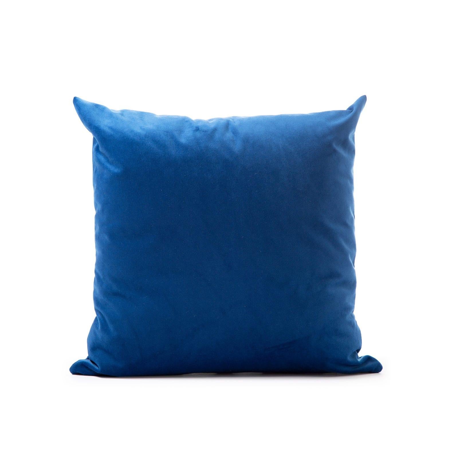 Caleffi - Cuscino Italian Style Tinta Unita 44X44 Bluette | Leroy Merlin