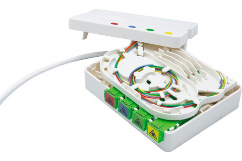 PTO / DTIO fibre optique 4 FO SCAPC 50m | Leroy Merlin