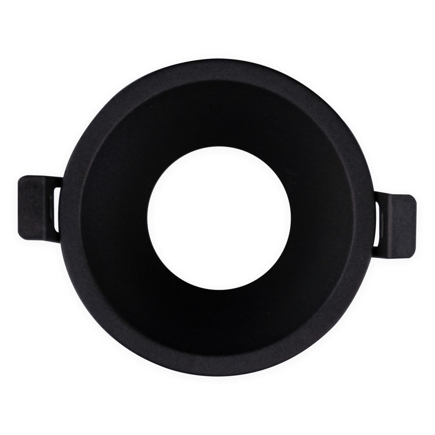 Marco fijo profundo para GU10 O modulo fuente LED negro(MTP75-N ...