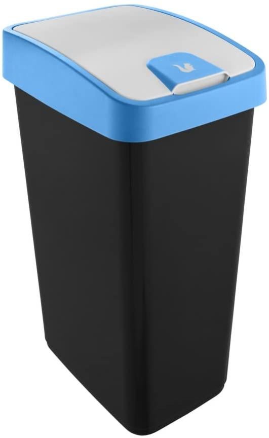 Cestino Premium con Coperchio Basculante, Soft Touch, 45 L, Magne, Blu ...