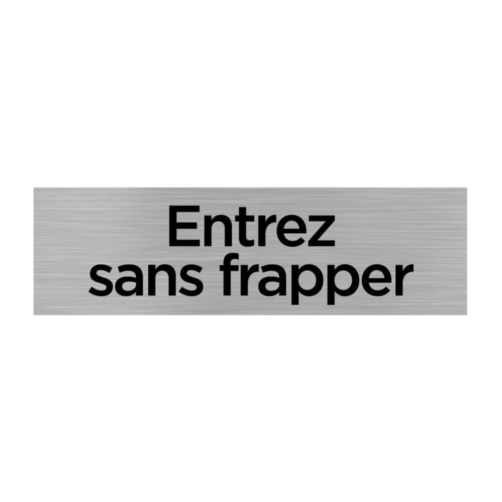 Pictogramme ENTREZ SANS FRAPPER (Q0069) Matière Adhesif | Leroy Merlin