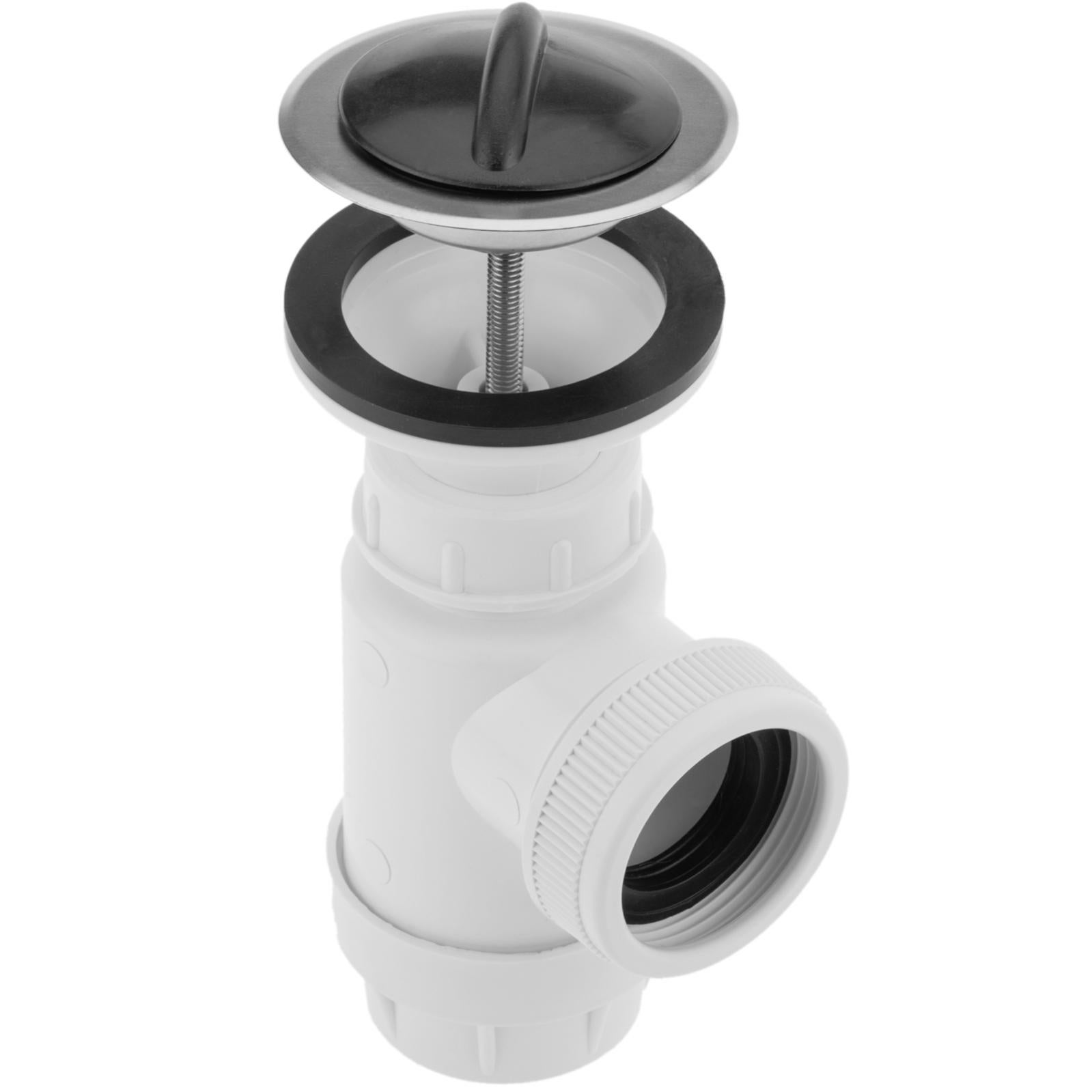 Mini siphon bouteille extensible V70 avec chaine et bouchon | Leroy Merlin