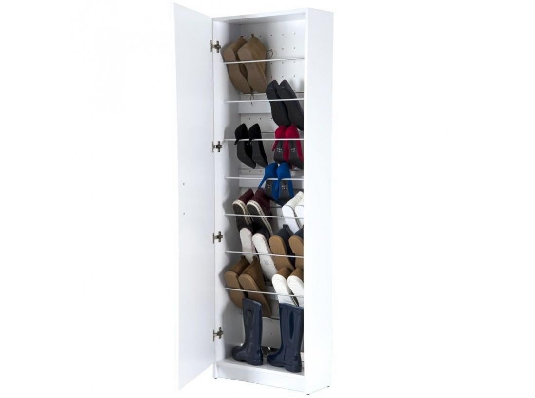 Mueble zapatero espejo Danubio 56AB color Blanco | Leroy Merlin