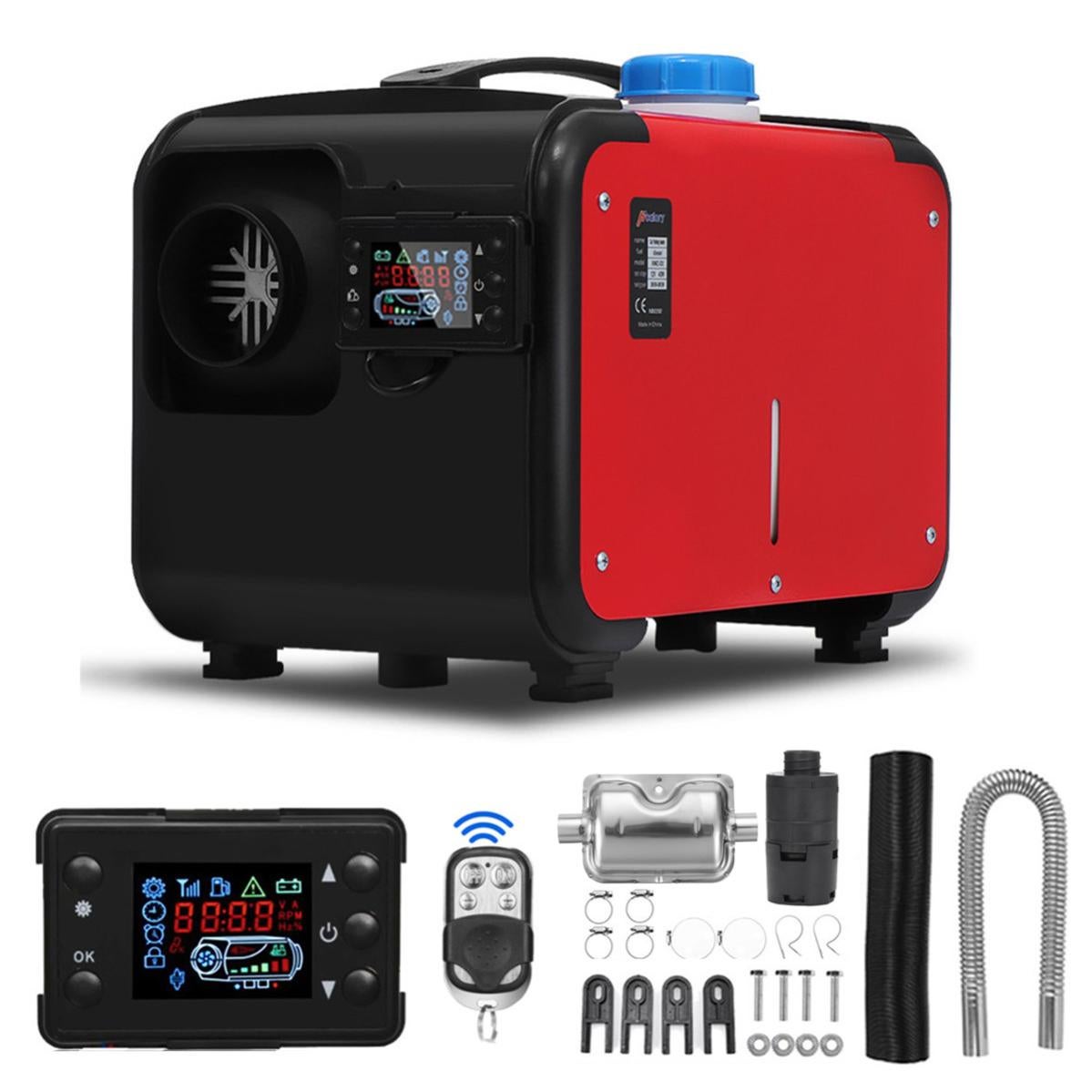 Riscaldatore diesel Hcalory 12V 8KW Riscaldatore ad aria riscaldatore ...