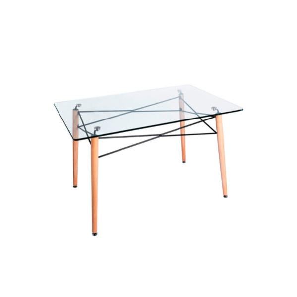 Mesa Tower Glass Rectangular 120 x 80 cm | Leroy Merlin