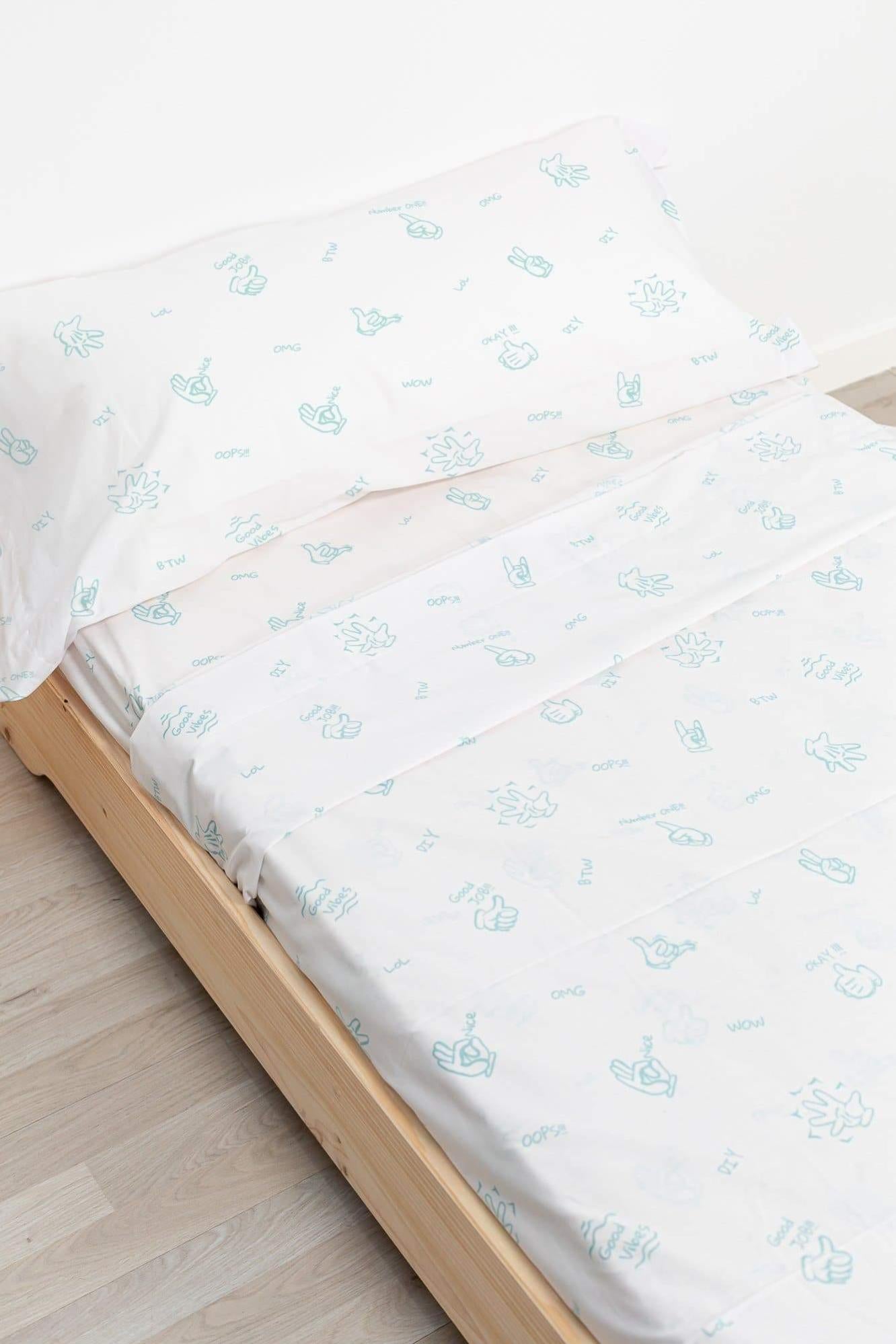 Ensemble de draps Hand 3 pc Blanc | Leroy Merlin