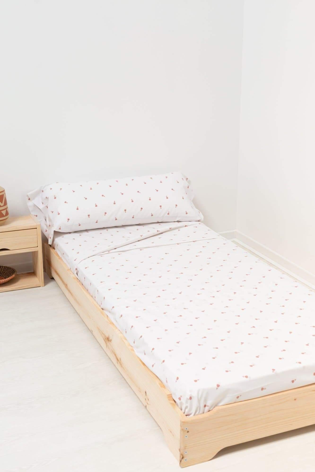 Completo lenzuolo Tulipan 3 pcs Teja Bianco | Leroy Merlin