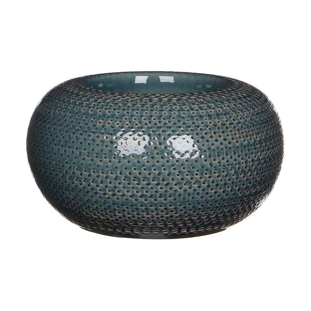 Vaso Mica Decorations Ceramica Azzurro (23 x 13 cm) | Leroy Merlin