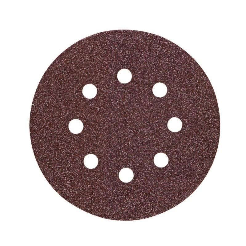 HIKOKI 753103 - Disco de Lija 125 mm grano 80 velcro | Leroy Merlin