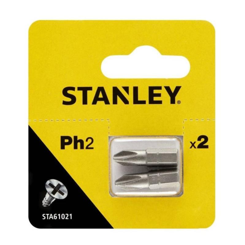 STANLEY STA61021-XJ - 2 puntas Philips Ph2 25mm | Leroy Merlin