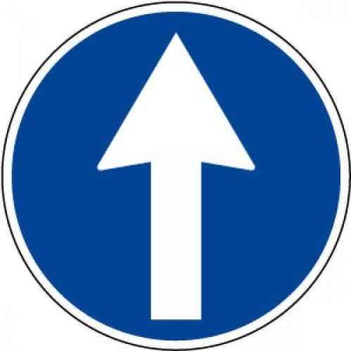 Disque Obligatoire Direction Droite | Leroy Merlin