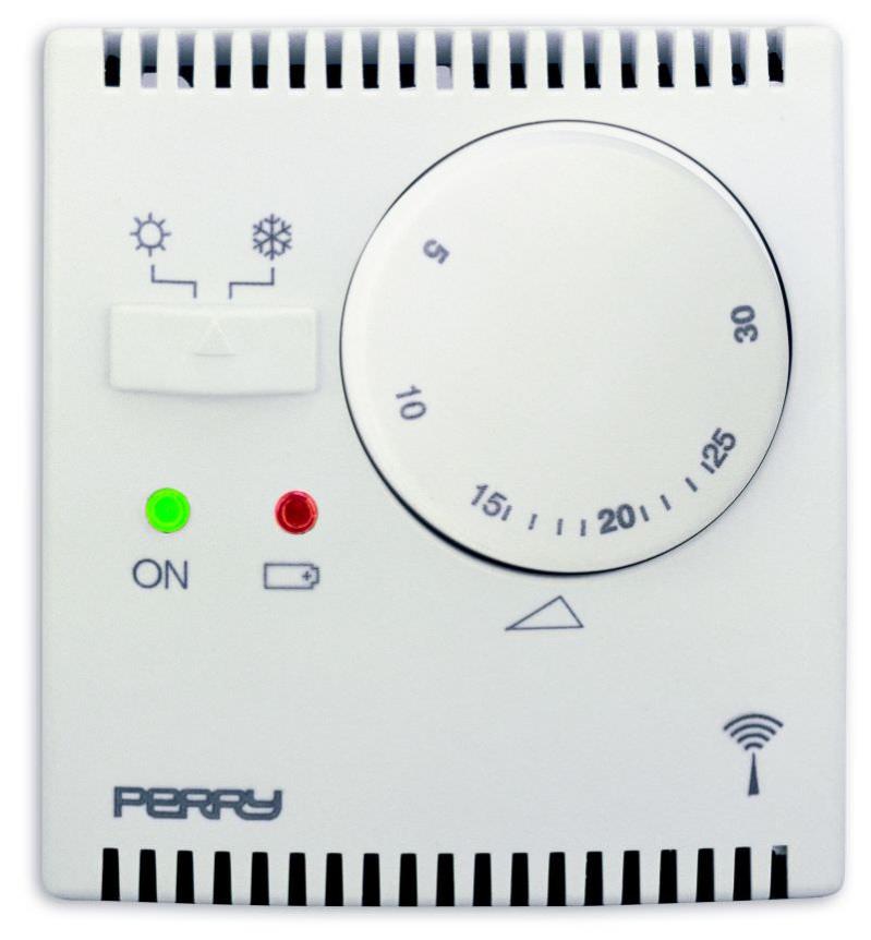 Perry Perry 1TXTETX03 bianco Termostato wireless per parete bianco | Leroy Merlin