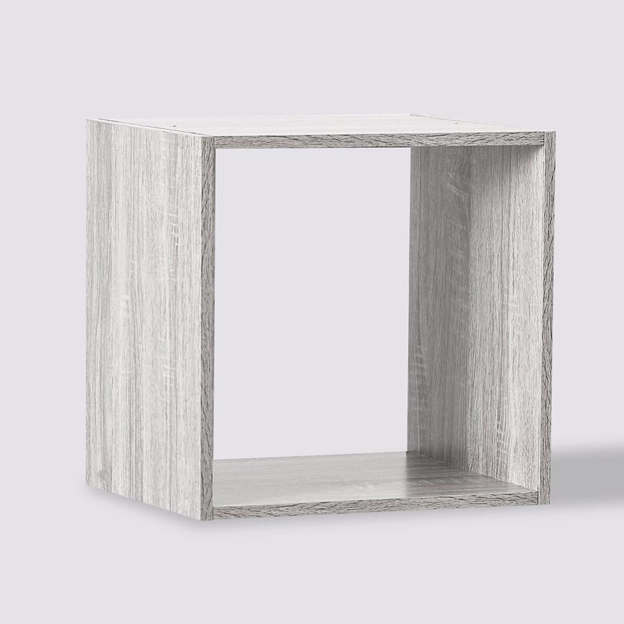 Etagère murale en panneaux de particules coloris gris - Longueur 34,4 x ... Etagère murale en panneaux de particules coloris gris - Longueur 34,4 x ...