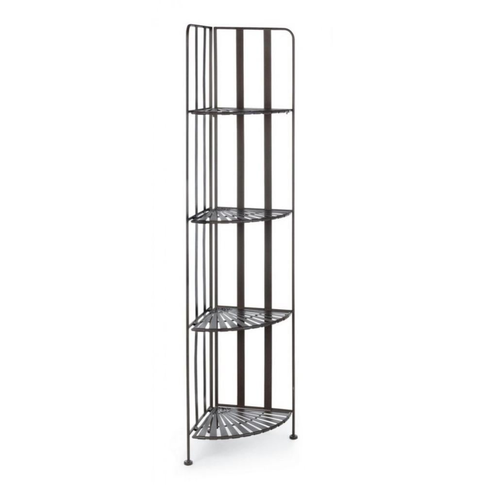Angoliera rustica 4 ripiani Ray marrone | Leroy Merlin