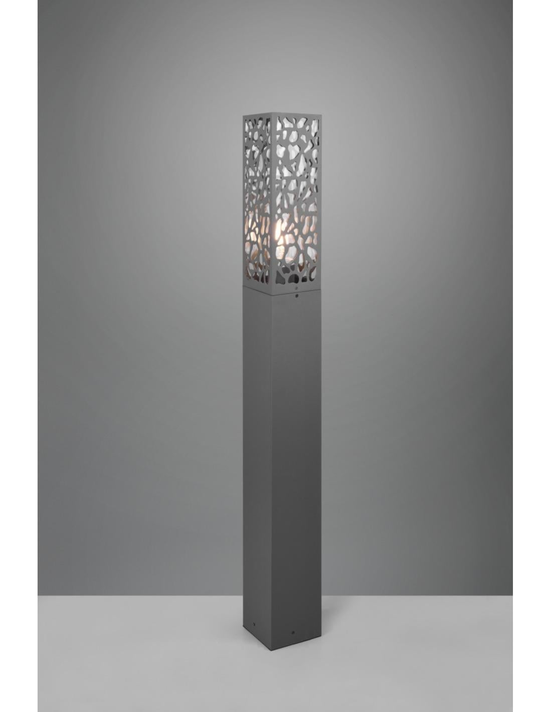 Palo Alto Rettangolare Da Esterno Cooper Antracite IP44 Trio Lighting ...